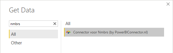 2.2 Gebruik Connector - Power BI Connector