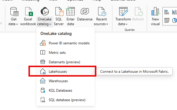 3.2 Import Power BI with SQL Endpoint - Power BI Connector