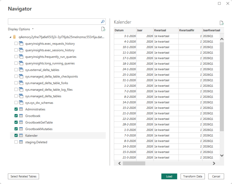 3.2 Import Power BI with SQL Endpoint - Power BI Connector